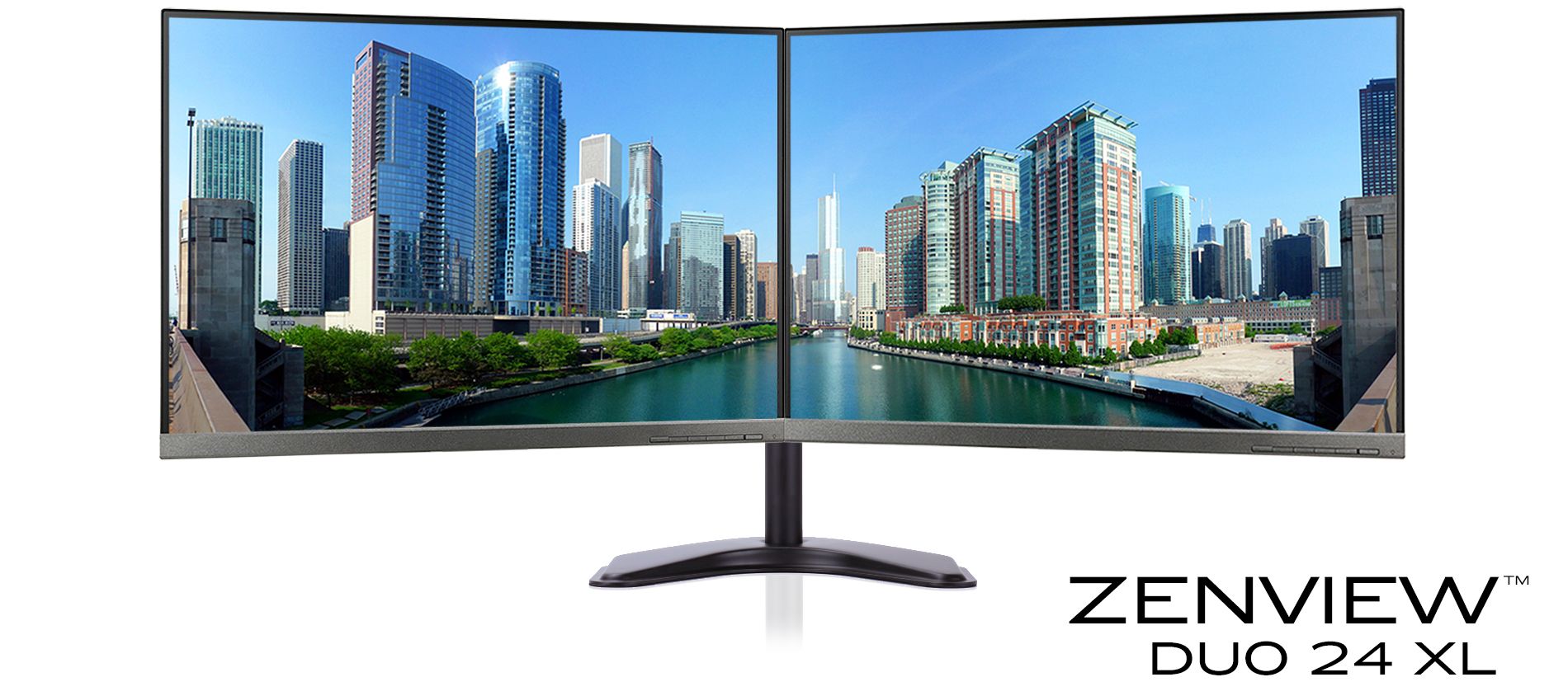Zenview Duo 24 XL - Dual Monitor WUXGA IPS | Digital Tigers