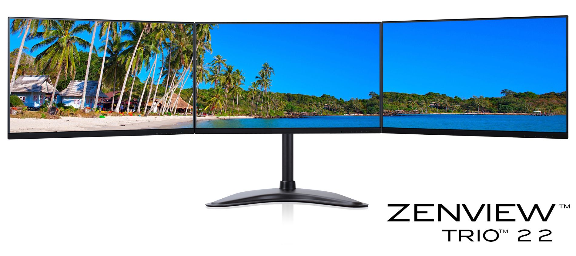 Zenview Trio 22 - Triple Monitor 21.5″ IPS | Digital Tigers